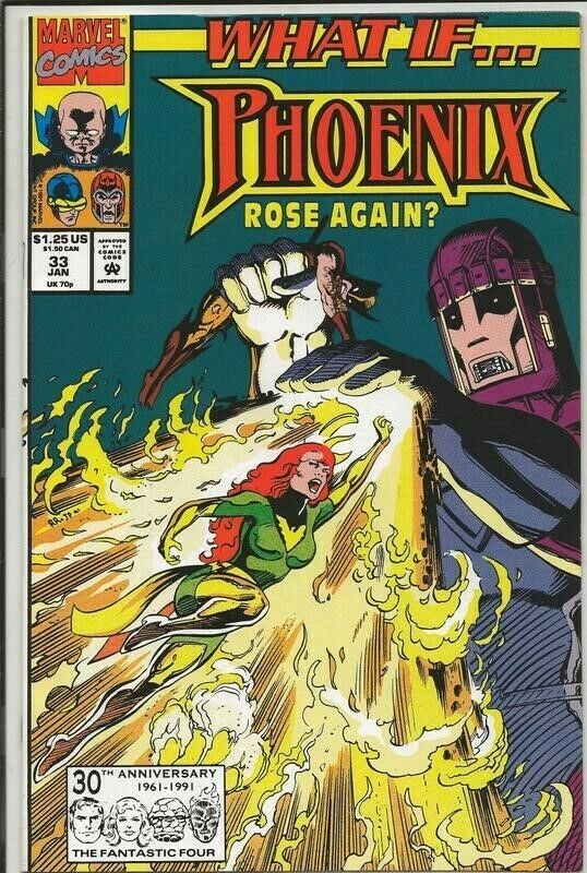 What If #33 ORIGINAL Vintage 1992 Marvel Comics Phoenix Rose Again ...