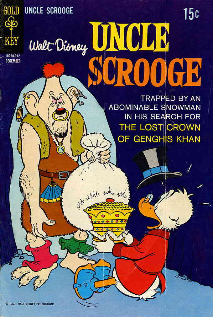 Uncle Scrooge (Walt Disney ) #84 VG ; Gold Key | low grade comic ...