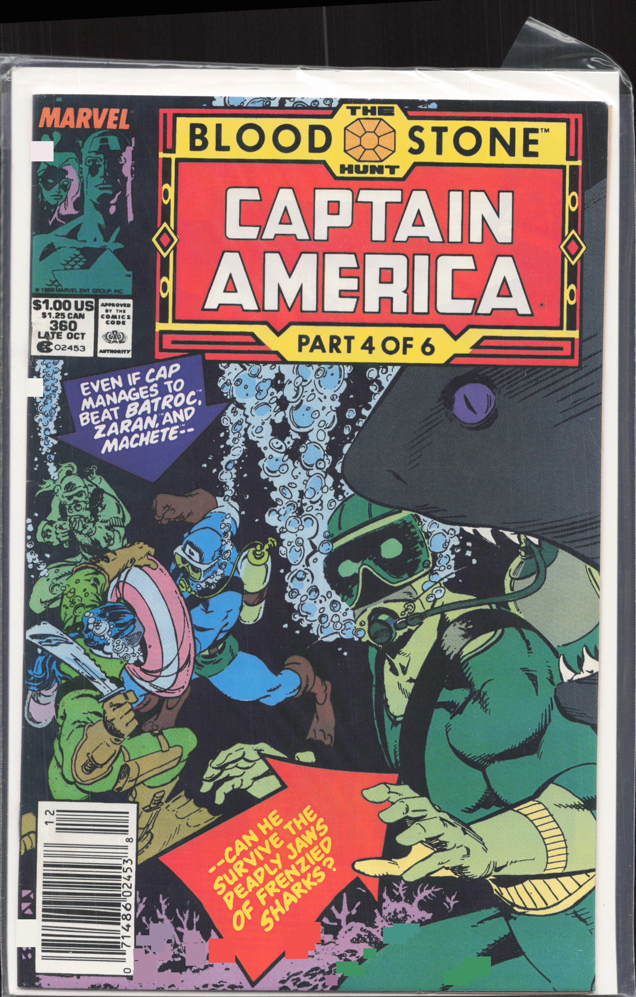 Captain America #360 (1989) Captain America [Key Issue] | Comic Books ...