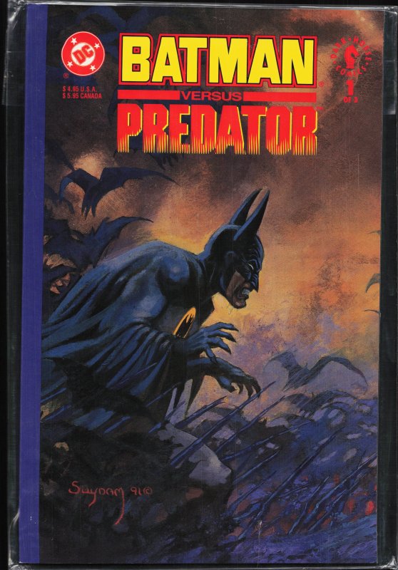 Batman versus Predator [Regular] #1 Batman Cover (1991) Batman | Comic ...