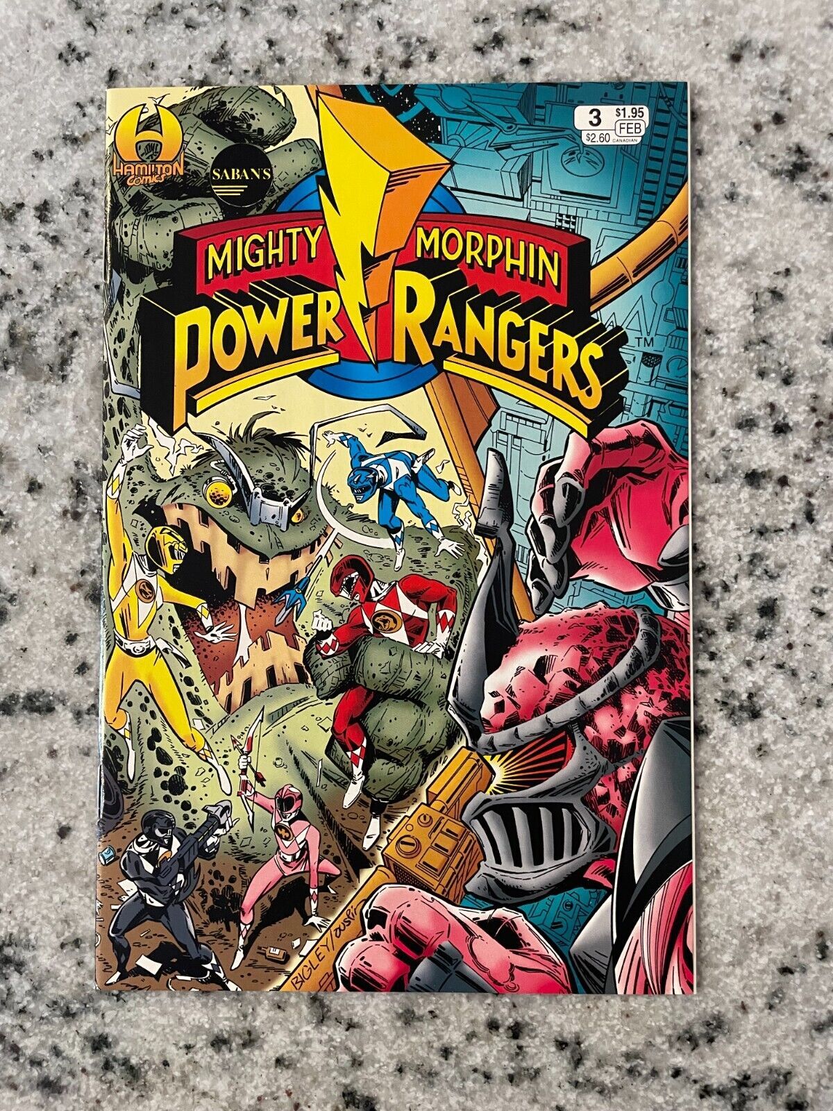 Mighty Morphin Power Rangers # 3 NM Hamilton Comics Comic Book Saban ...