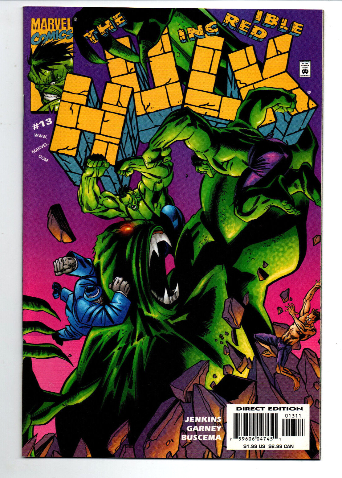 The Incredible Hulk #13 - 1st appearance Devil-Hulk - 2000 - NM | Comic ...