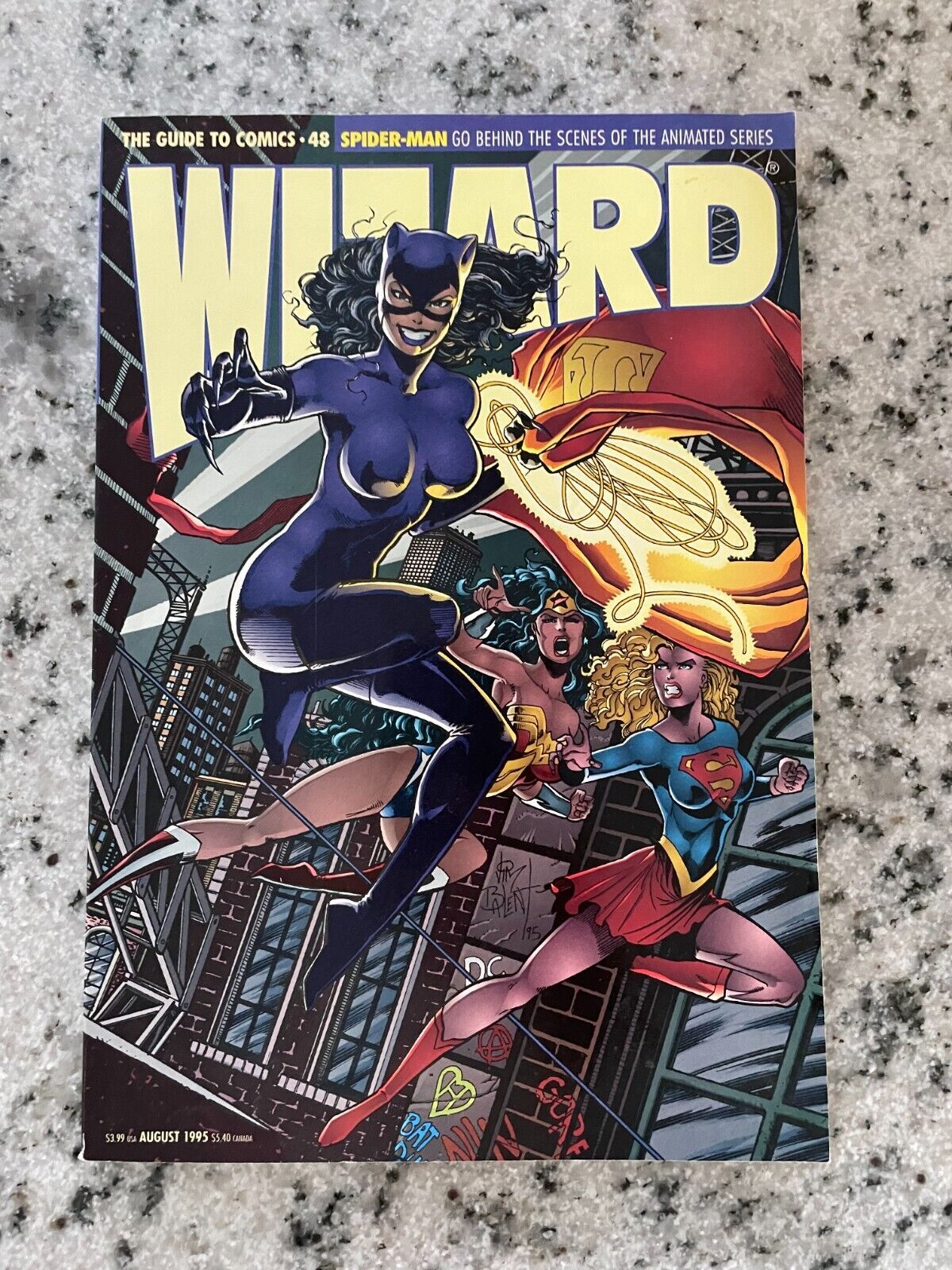 7 Wizard Comic Book Magazines #47 48 49 50 51 52 53 Dredd Spider-Man X ...