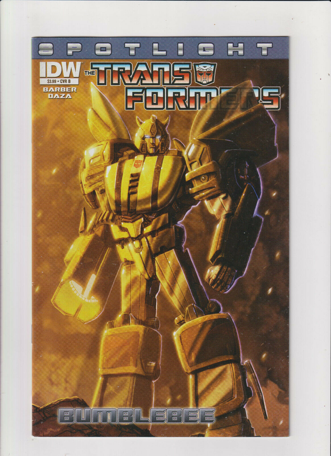 Transformers Spotlight- Bumblebee VF 8.0 IDW Comics 2013 Decepticons ...