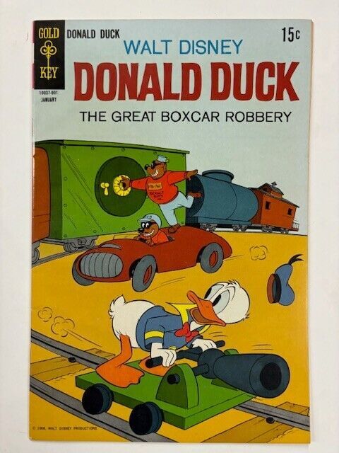 DONALD DUCK 123 F-VF GOLD KEY COMICS January 1969 Scrooge, HD&L, Beagle ...