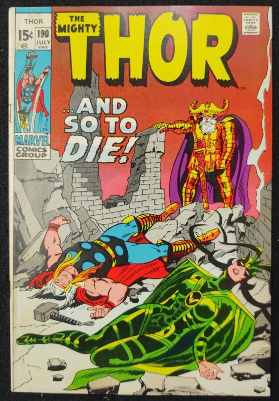 Thor (1966) #190 FN+ (6.5) Odin Hela Loki John Buscema | Comic Books ...