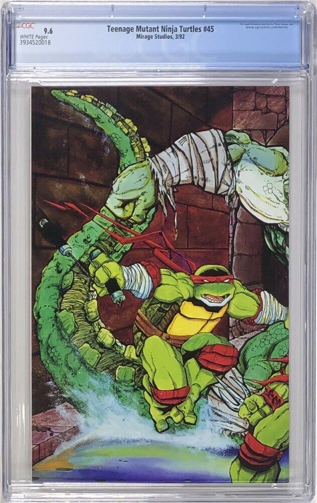 Teenage Mutant Ninja Turtles 45 CGC 9.6 1992 DON Berger | Comic Books ...