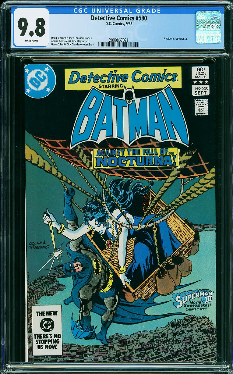 DETECTIVE COMICS #580 (CGC 9.8) Nocturna Appearance DC Comics | Comic ...