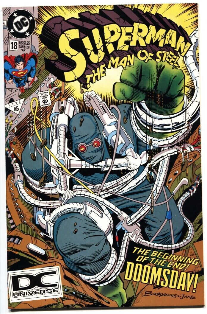 Superman the MAN of Steel #18 Comic Book First Doomsday-Dc-5Th Printing ...