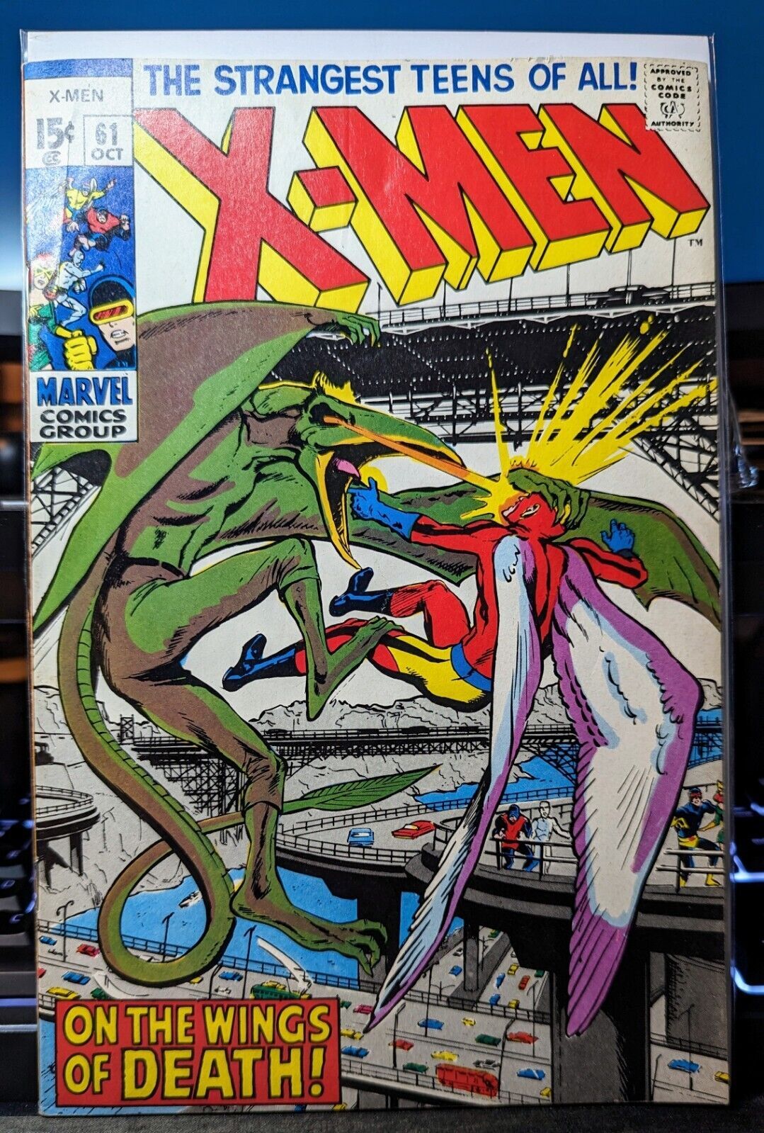 X-MEN #60 61 Neal Adams 1969 1st Sauron JC Penny Reprint 1993-Combine ...