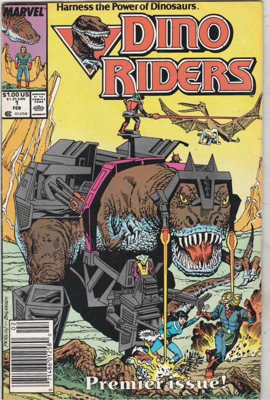 Dino Riders #1 (1989) Cartoon Key 1st Issue! High-Grade VF Wow! | Comic ...