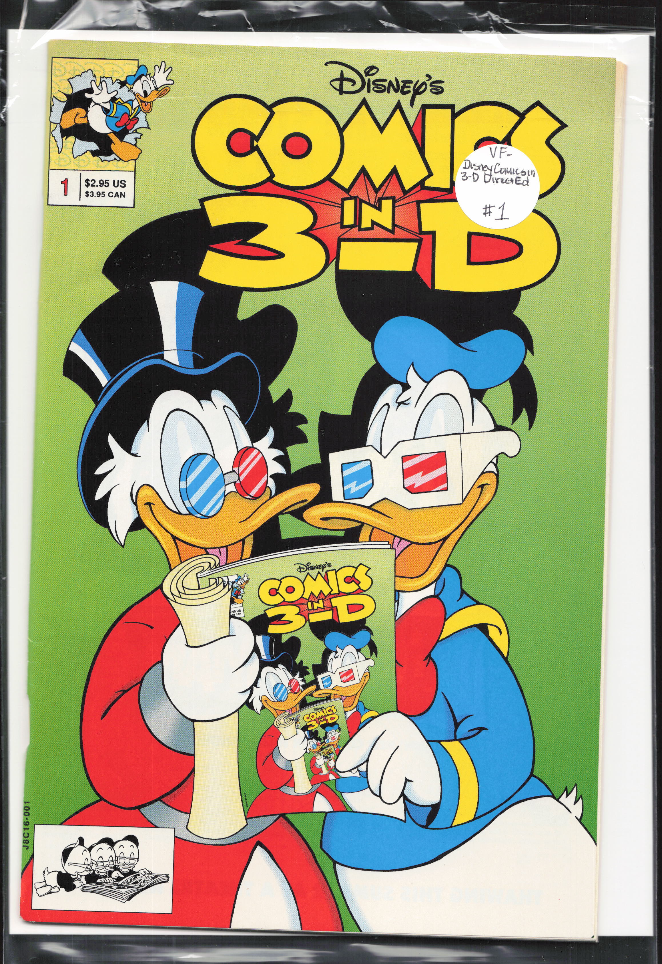 Disney's Comics in 3-D (1992) Donald Duck | Comic Books - Modern Age ...