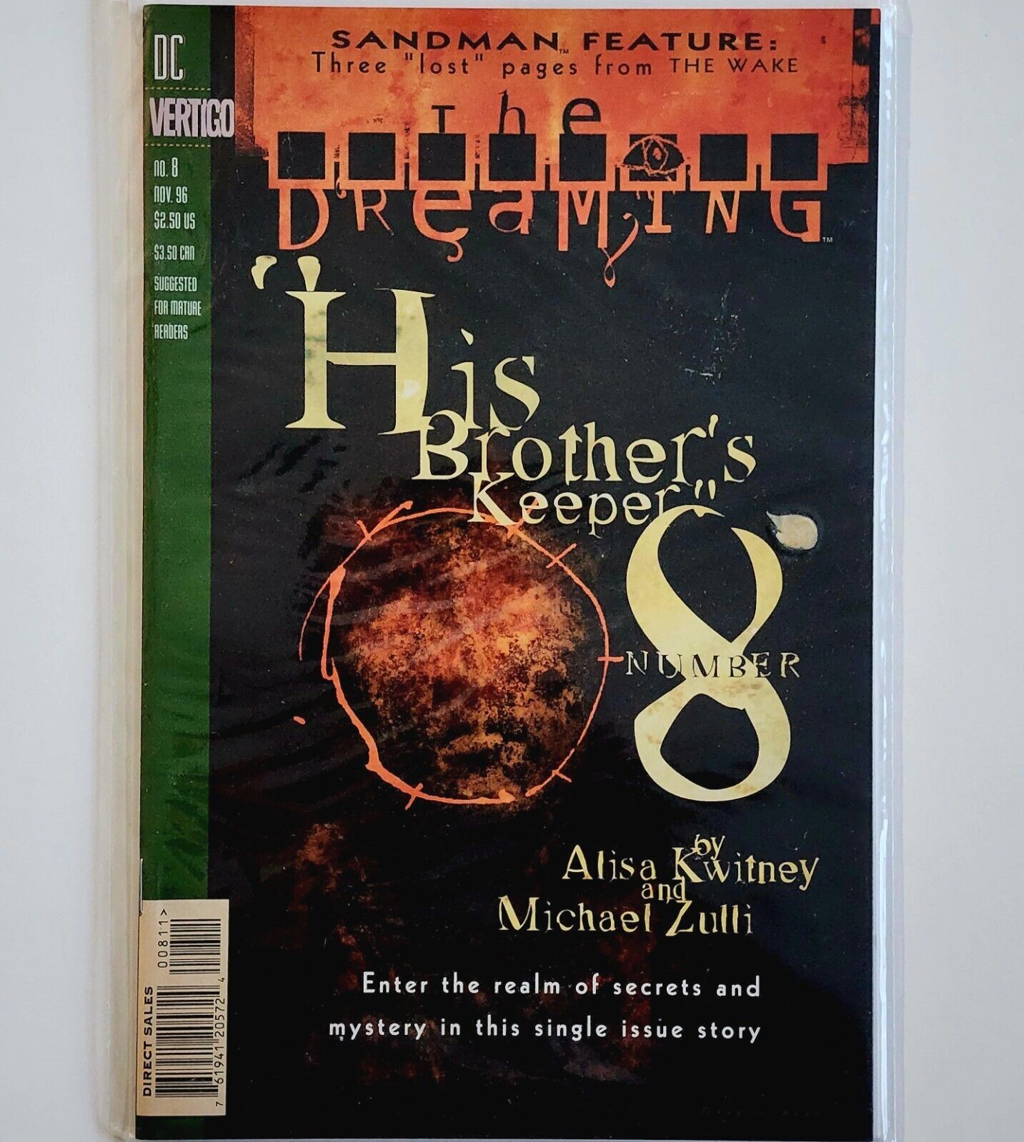 1997 Vertigo Comics The Dreaming #8 Comic Book Vintage His Brother's ...