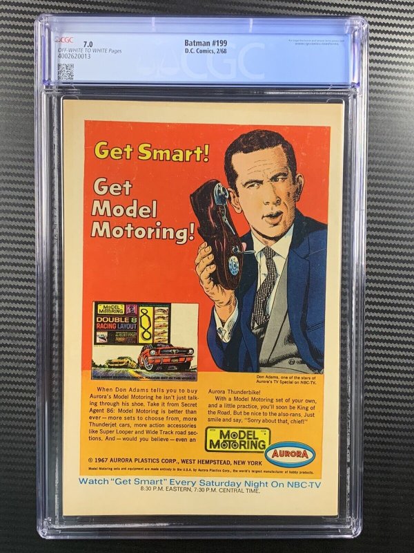 Batman #199 CGC 7.0 Carmine Infantino Cover Gardner Fox Story | Comic ...