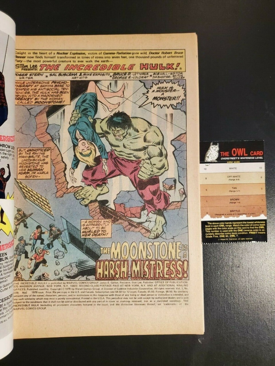 The Incredible Hulk #229 (1978) VF/NM 9.0 2nd app origin new Moonstone ...