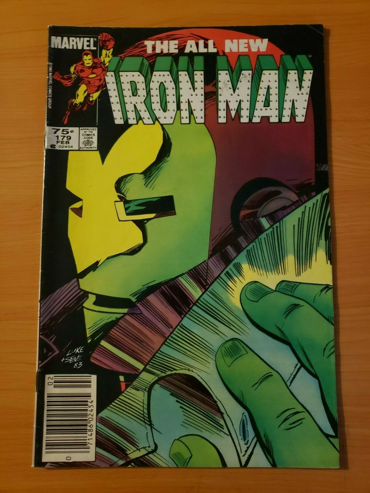 Invincible Iron Man #179 Newsstand Variant ~ VF NEAR MINT NM ~ 1984 ...
