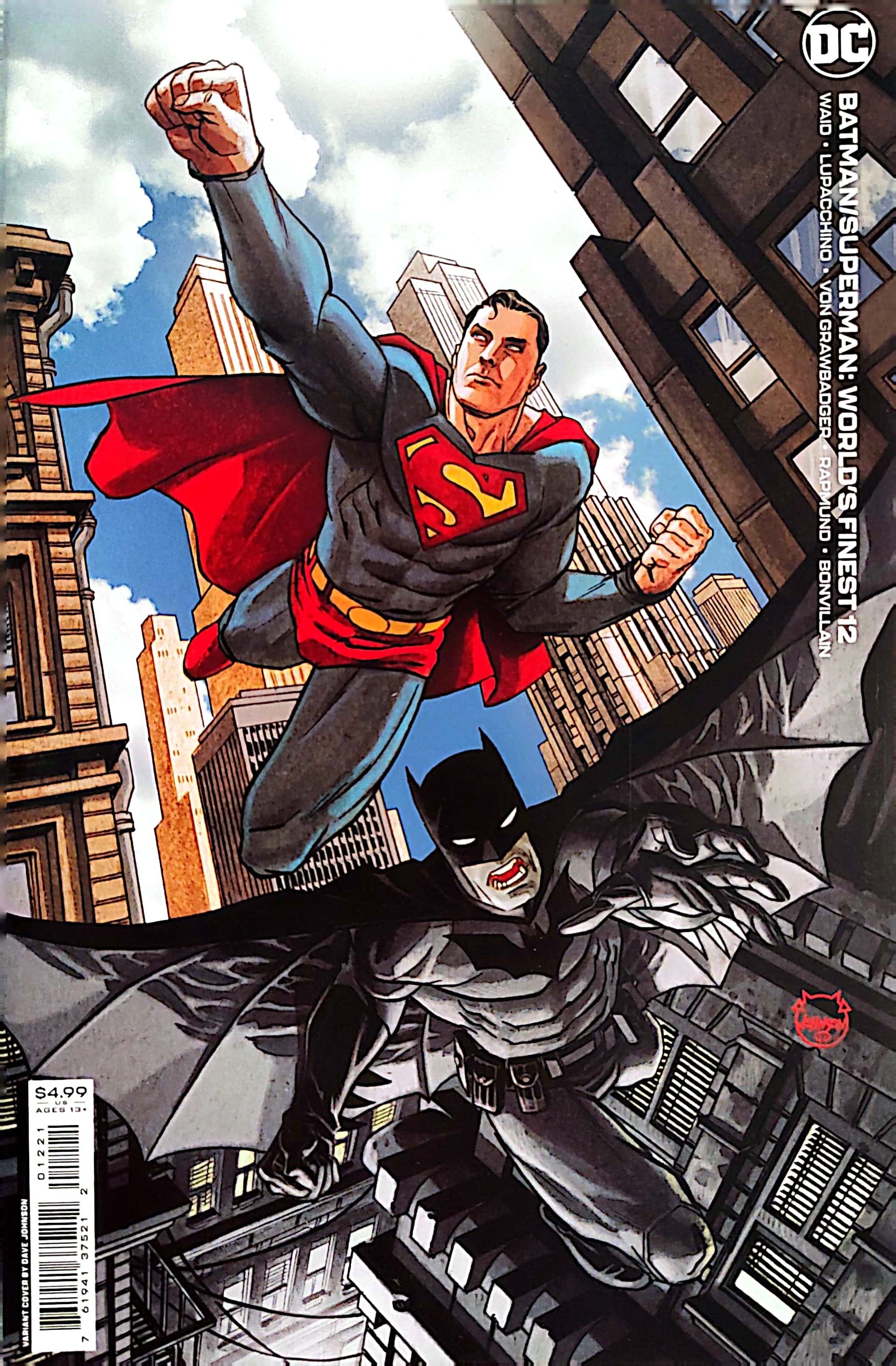 Batman/Superman: World’s Finest #12 Johnson Cover (2023) | Comic Books ...