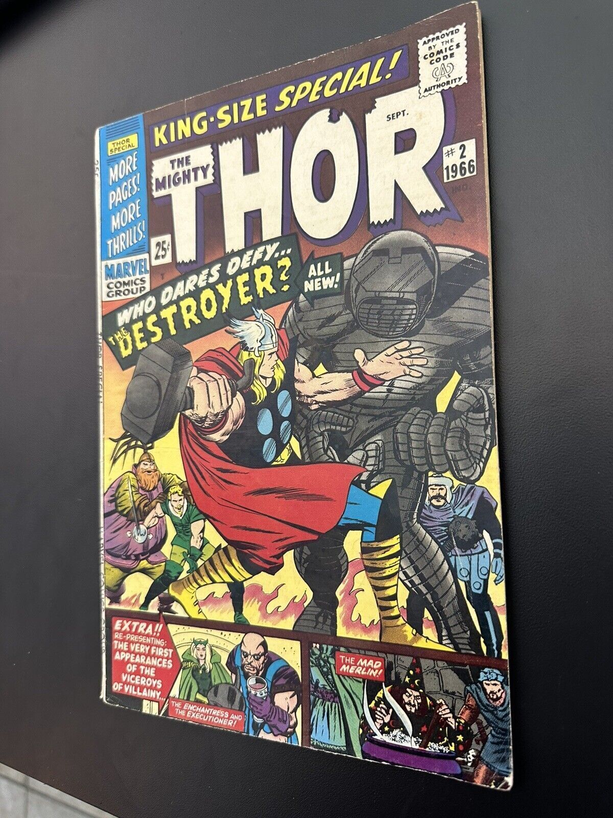 Thor Annual 2 King-Size Special VG/FN Thor battles the Destroyer ...