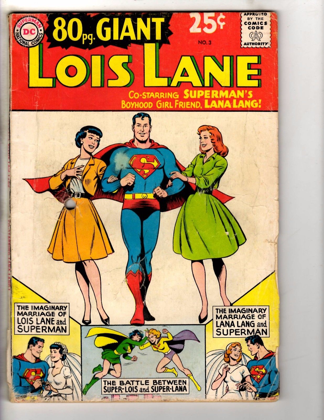 Lois Lane # 3 VG 80 Page Giant DC Comic Book Superman Jimmy Olsen JG1 ...