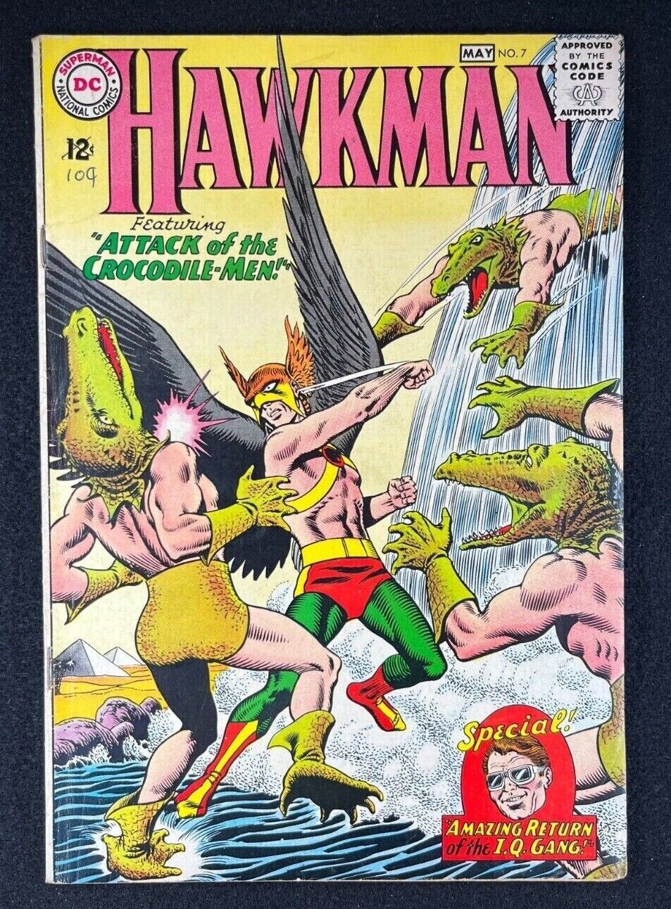 Hawkman (1964) #7 FN- (5.5) Murphy Anderson Cover and Art I.Q. Gang ...