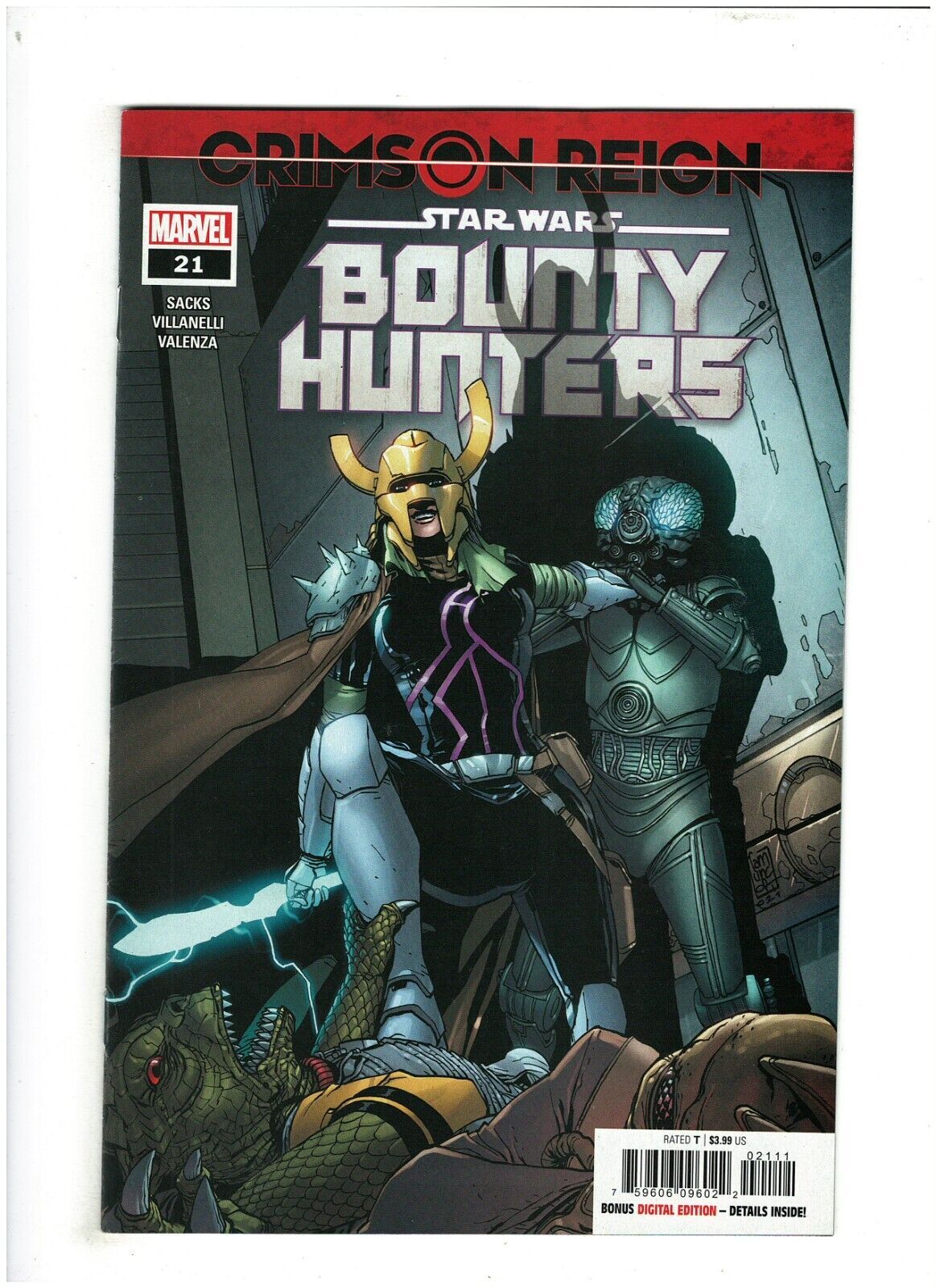 Star Wars: Bounty Hunters #21 NM- 9.2 Marvel 2022 Crimson Reign 4-Lom ...