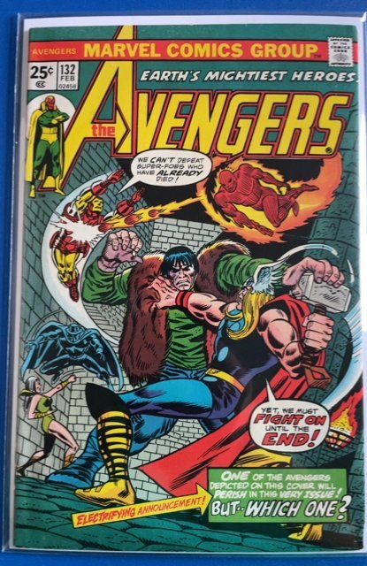 The Avengers #132 (1975) | Comic Books - Bronze Age, Marvel / HipComic