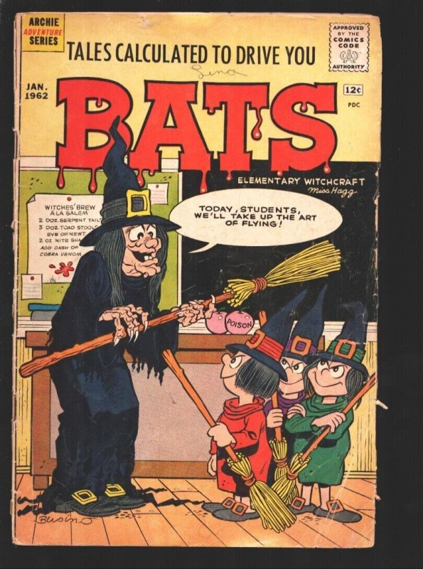 Tales Calculated To Drive You Bats #2 1962- Archie-Humorous horror ...