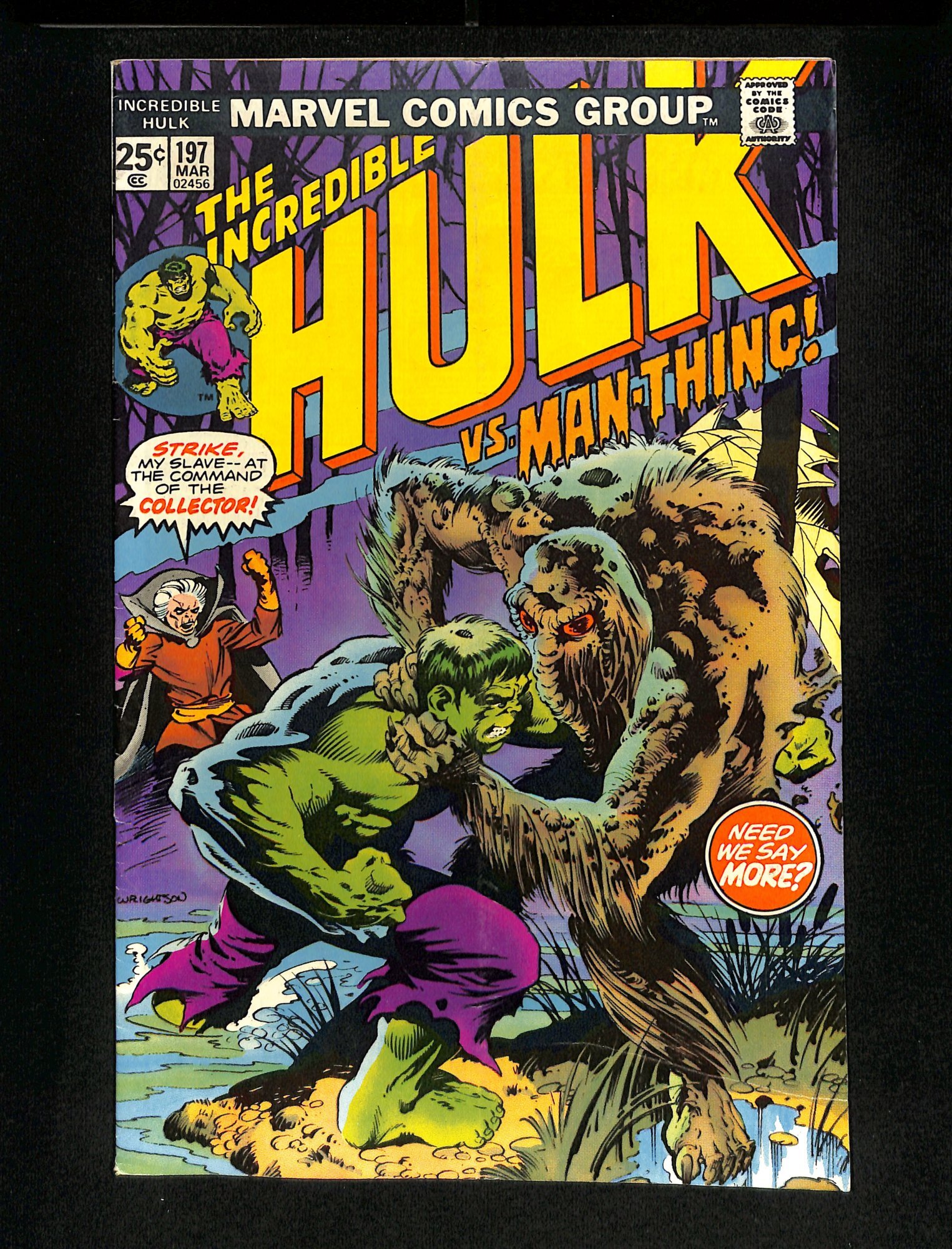 Incredible Hulk (1962) #197 Man-Thing! | Full Runs & Sets, Marvel ...