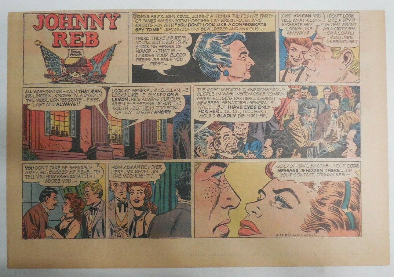 Johnny Reb Sunday by Frank Giacoia & Jack Kirby from 5/24/1959 Last ...