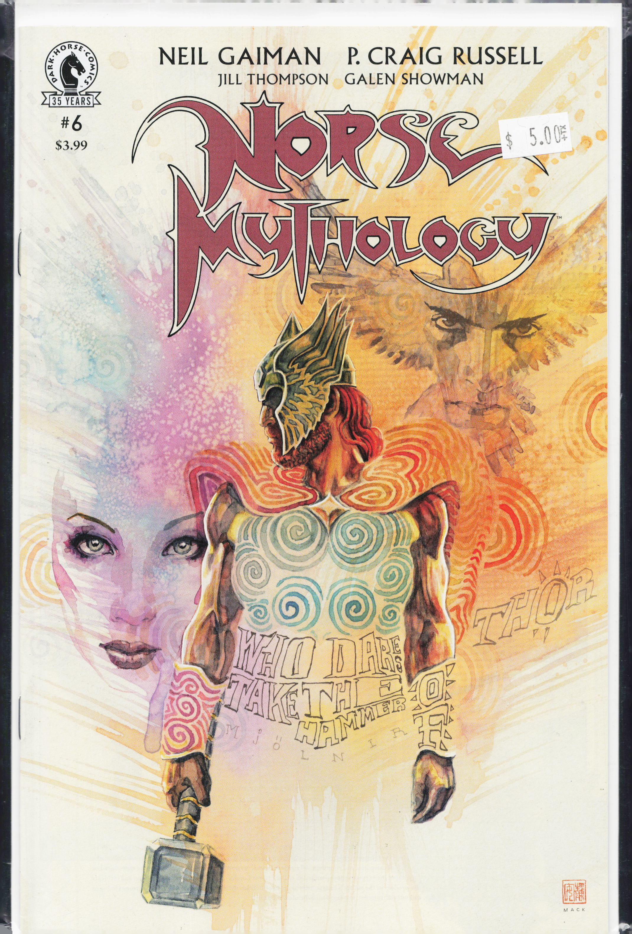 Norse Mythology #6 Variant Cover (2021) Norse Mythology | Comic Books ...