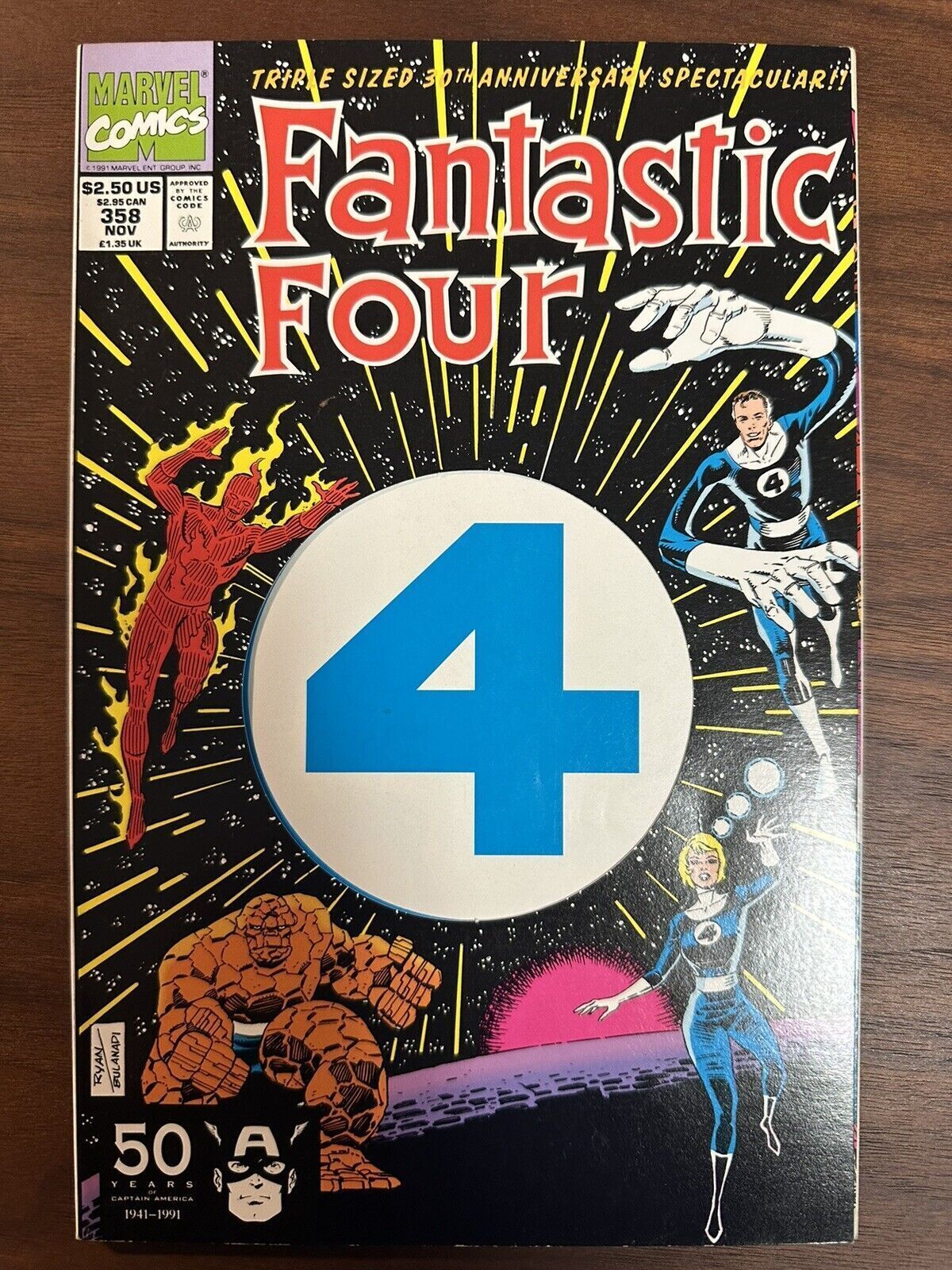 Fantastic Four #358 VF "What ever Happened to Alicia?!" (Marvel Comics ...