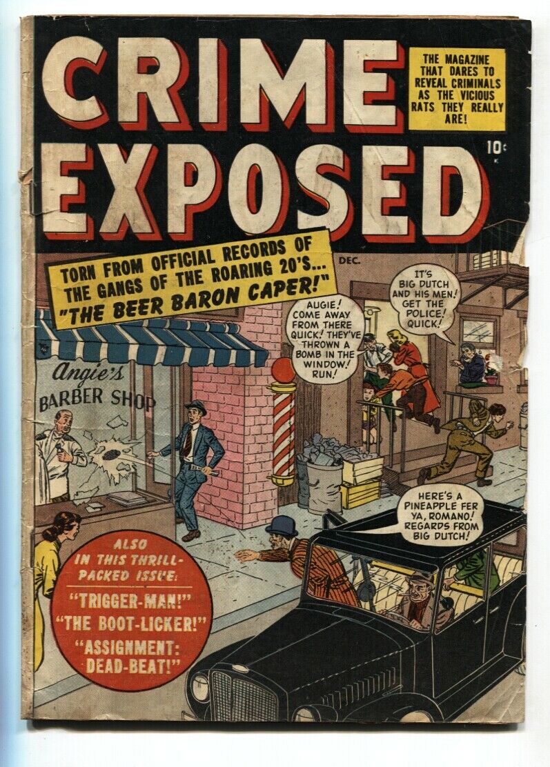 Crime Exposed #1 1951- Golden Age- First issue-Pre-code crime | Comic ...