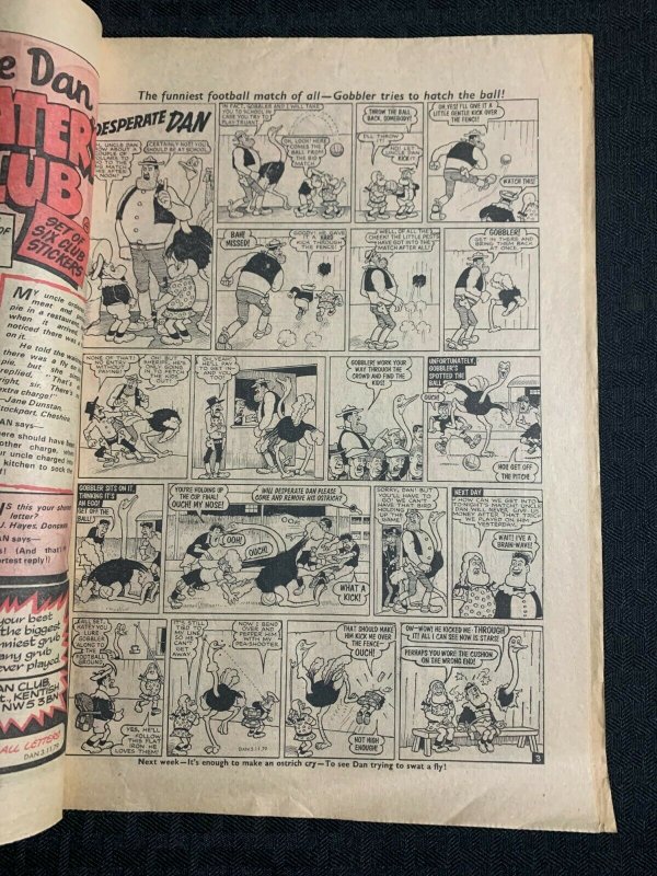 1979 Nov 3 THE DANDY UK Weekly #1980 VG+ 4.5 Desperate Dan 16pgs ...