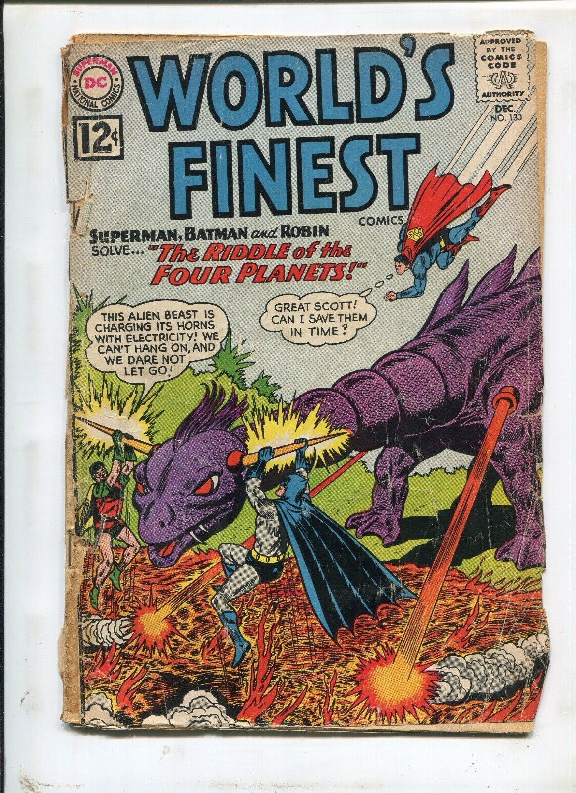 World's Finest #130 (2.5) Superman Batman and Robin on Cover! | Comic ...