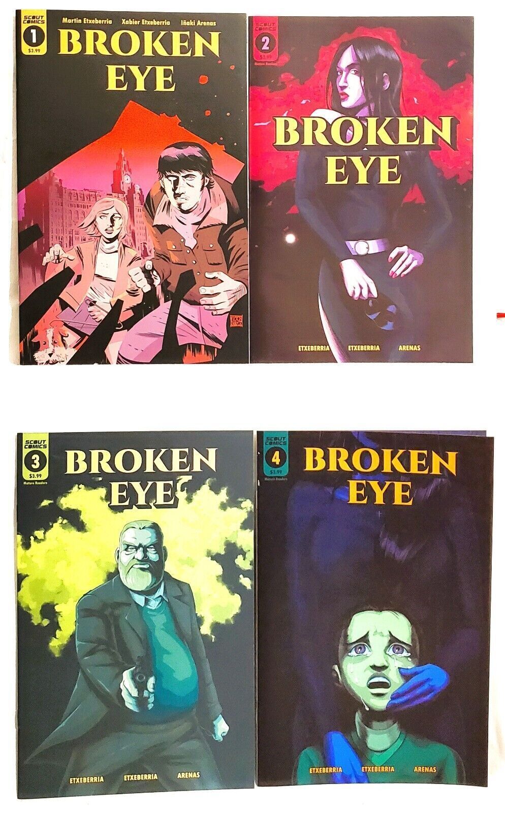 BROKEN EYE #1 - 4 An IRA Criminal Story Liverpool in the 1970s (Scout ...
