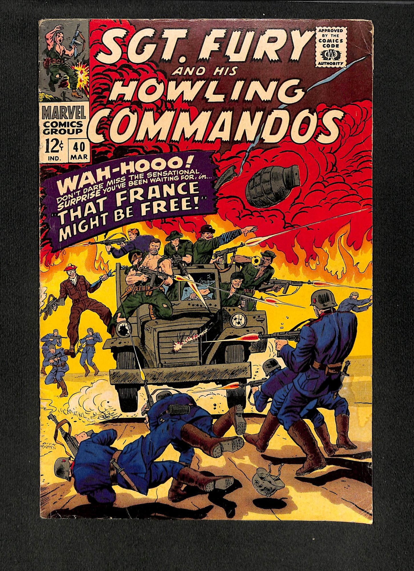 Sgt. Fury and His Howling Commandos #40 | Comic Books - Silver Age ...