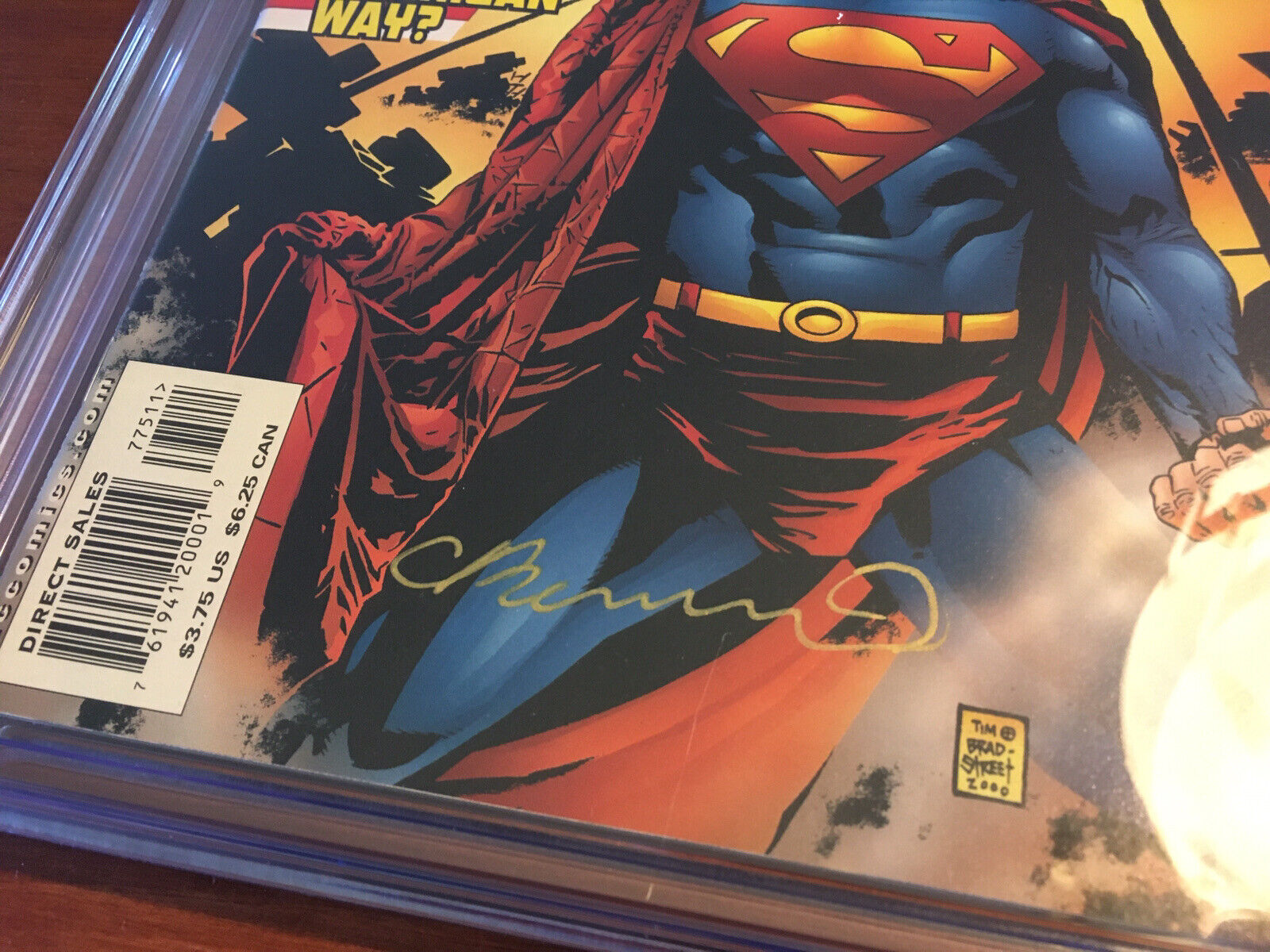 1ST MANCHESTER BLACK AND THE ELITE Action Comics #775 SIGNED CGC 9.6 ...