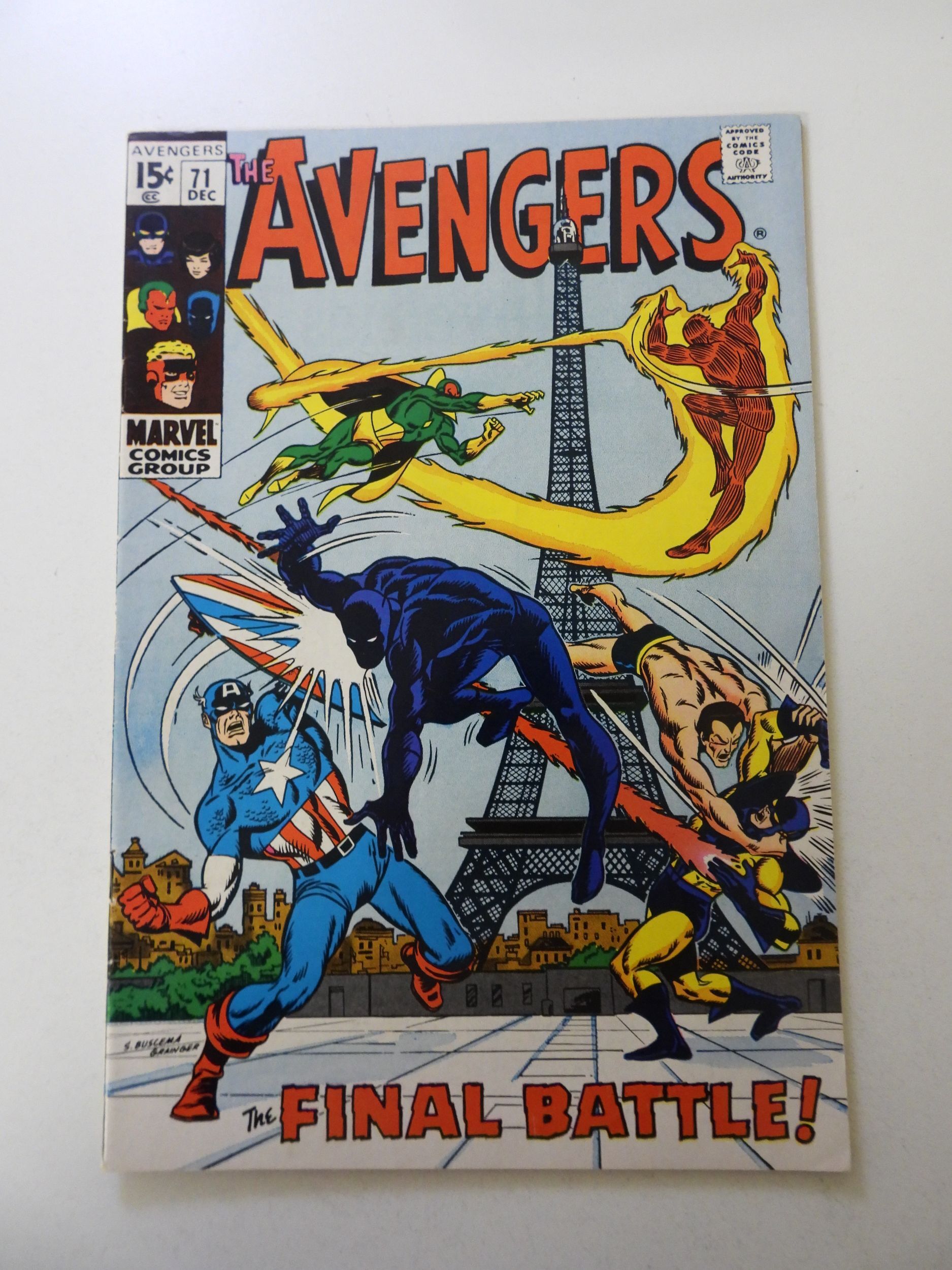 The Avengers #71 (1969) 1st appearance of The Invaders FN/VF condition ...