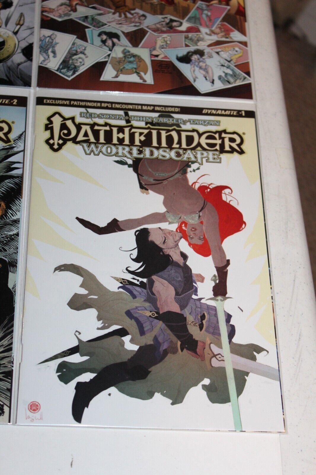 Complete Set Pathfinder Worldscape Red Sonja Tarzan 1-6 NM BOARDED 2016 ERB | Comic Books ...