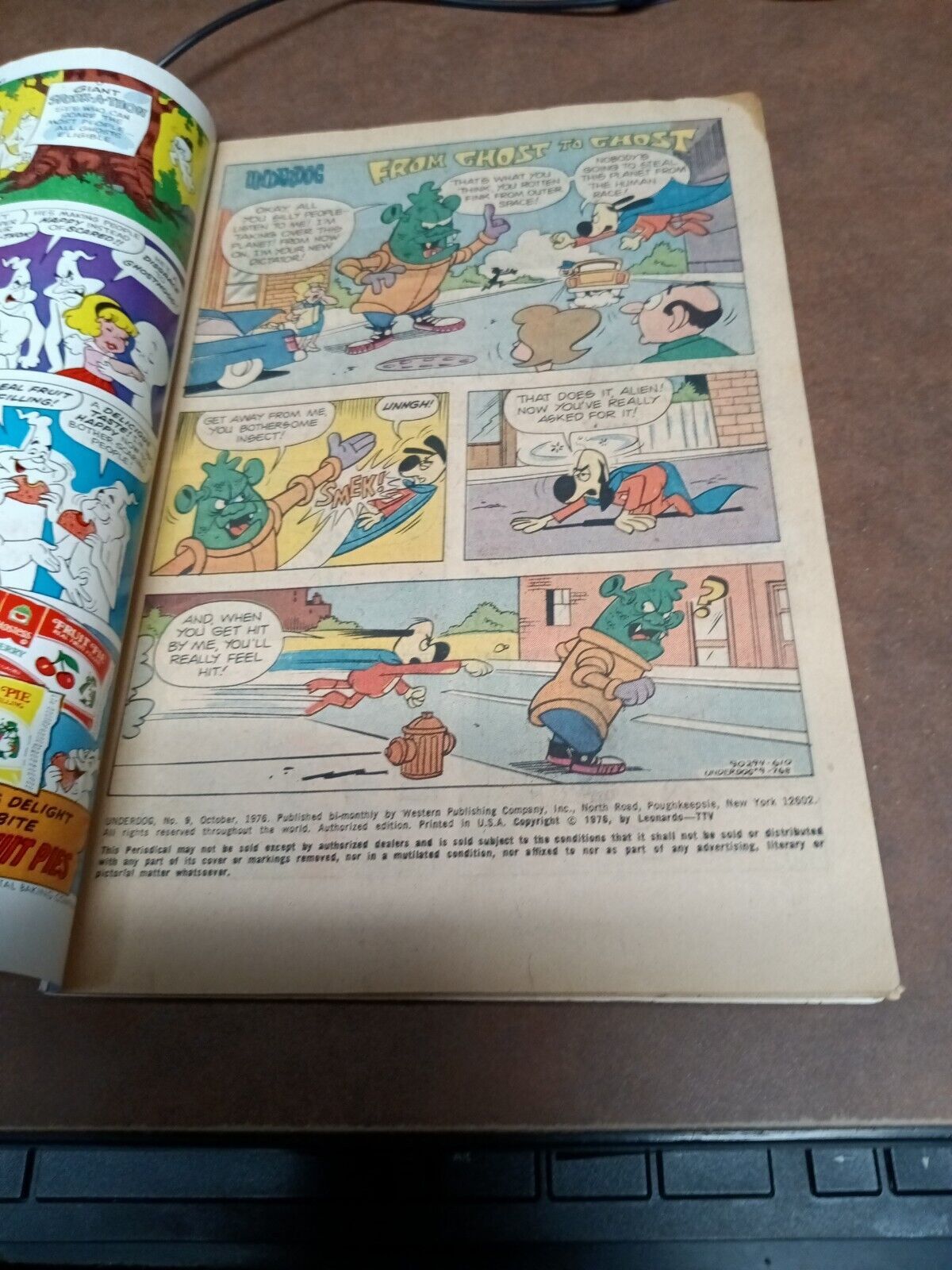 Underdog #9 bronze age 1976 Gold Key cartoon tv show kids classic Leonardo ttv | Comic Books ...