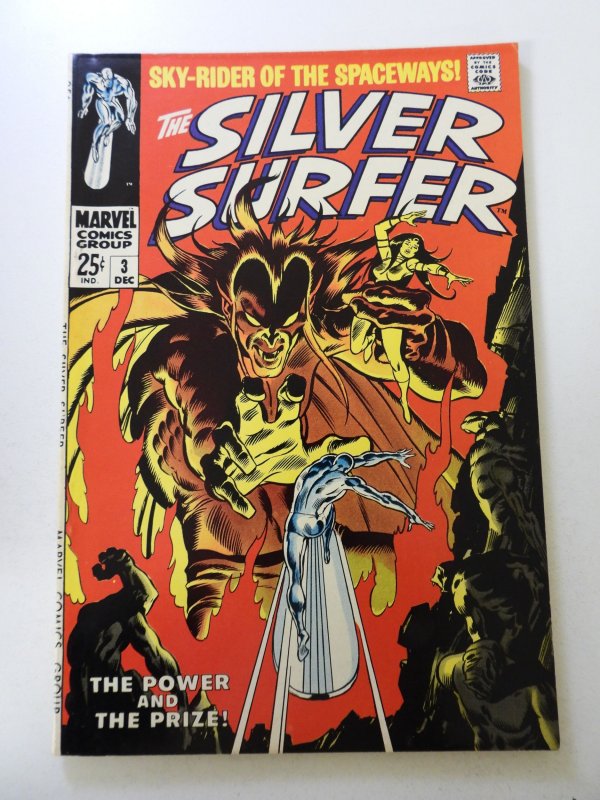 The Silver Surfer #3 (1968) 1st appearance of Mephisto FN/VF condition ...