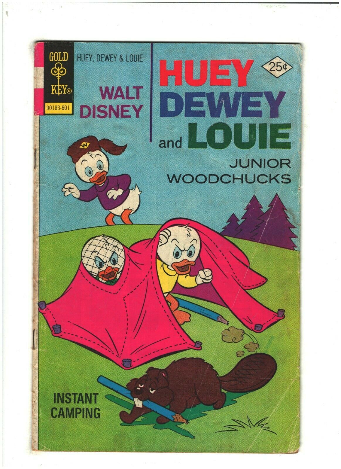 Walt Disney Huey Dewey and Louie Junior Woodchucks #36 GD/VG 3.0 Gold ...