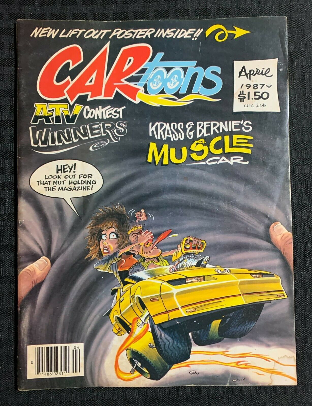 1987 April CARtoons Magazine VG+ 4.5 NO POSTER / Fisherman Collection ...