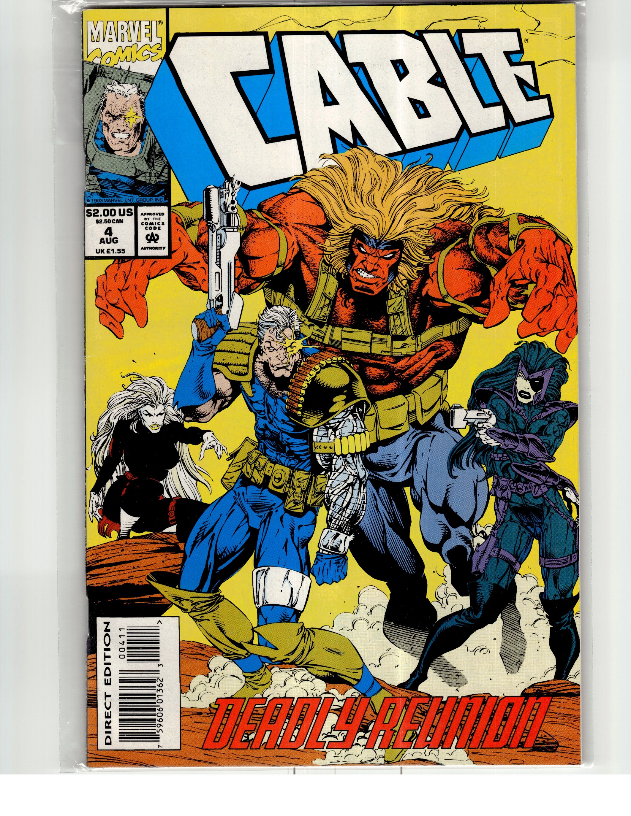 Cable #4 (1993) Cable | Comic Books - Modern Age, Marvel, Cable ...