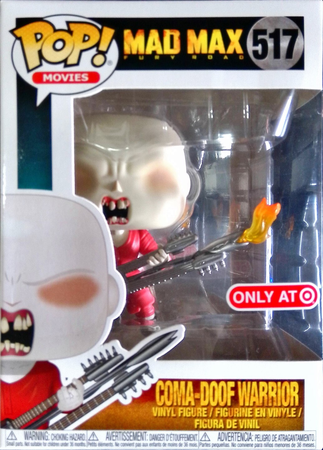 Funko Pop! Movies~Mad Max Fury Road Coma-Doof Warrior #517 Target ...