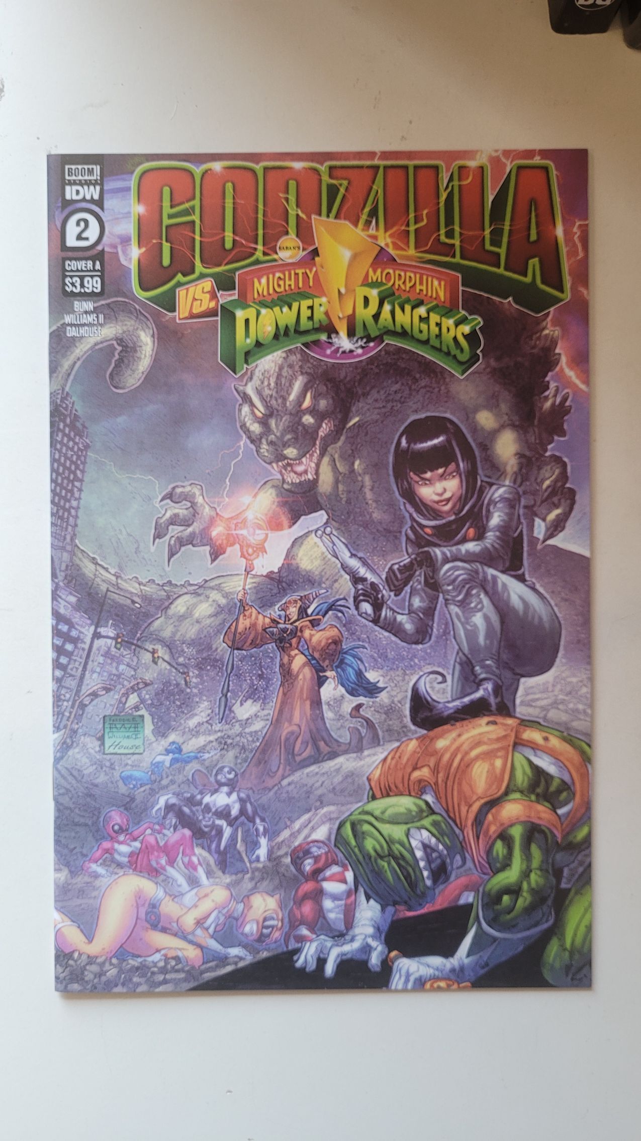 Godzilla vs. the Mighty Morphin Power Rangers #2 | Comic Books - Modern ...