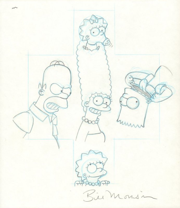 Best of The Simpsons VHS Box Set Slipcase Art - Whole Family - by Bill ...