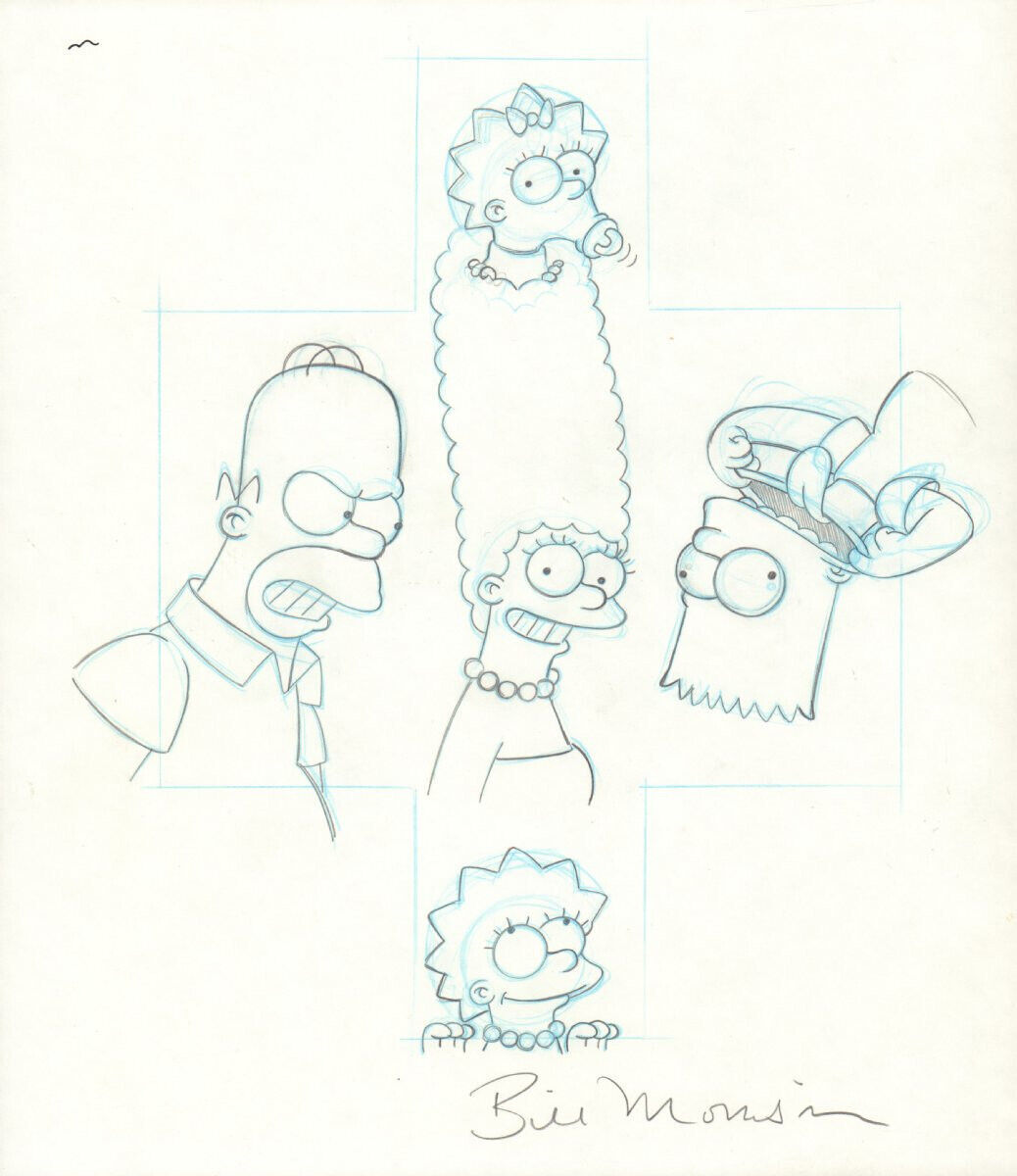 Best of The Simpsons VHS Box Set Slipcase Art - Whole Family - by Bill ...