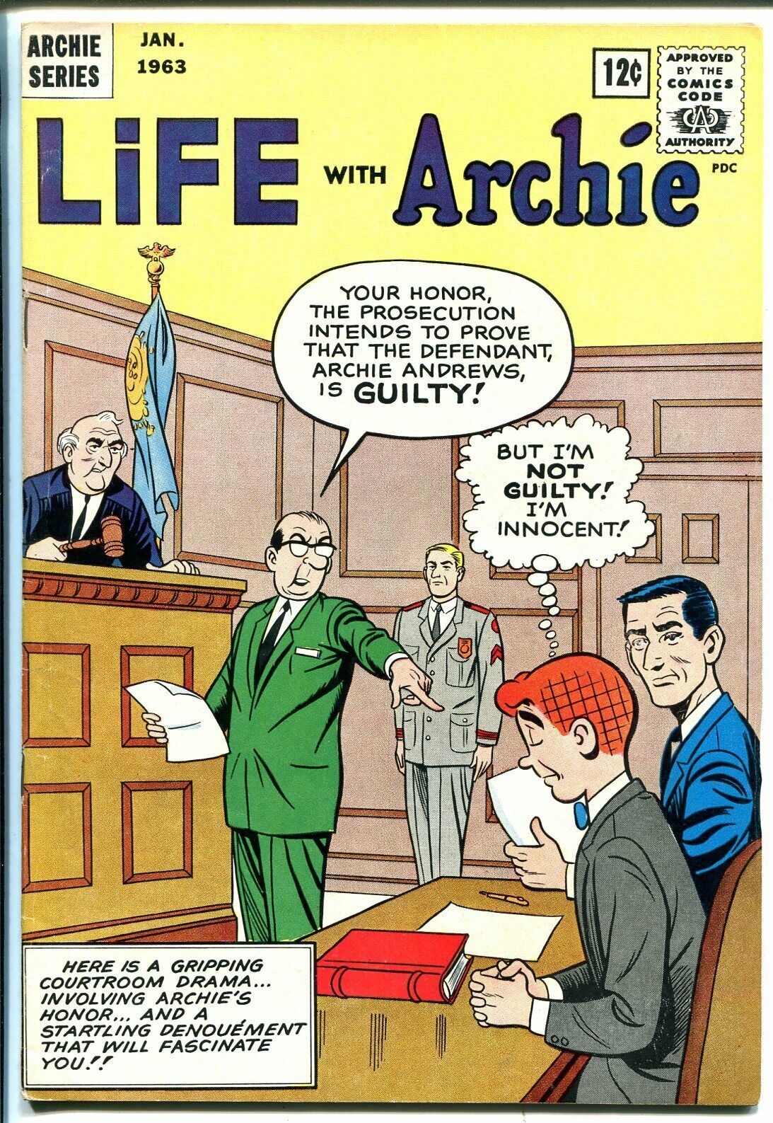 Life With Archie #18 1962-MLJ-Betty-Veronica-Archie in court-VG/FN ...