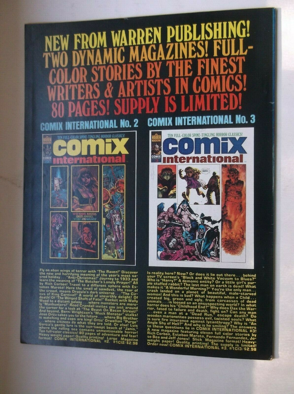 Warren: Vampirella #50, 50th Anniversary Special, Guest Stars Pantha ...